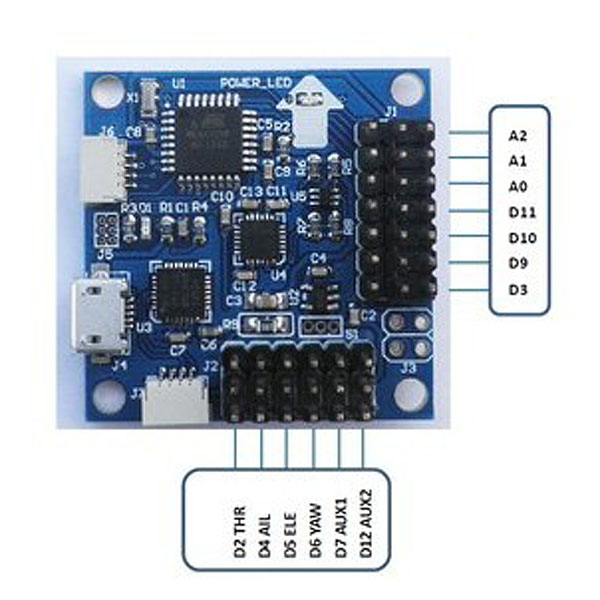MultiWii Lite V3.0 ATMega328P